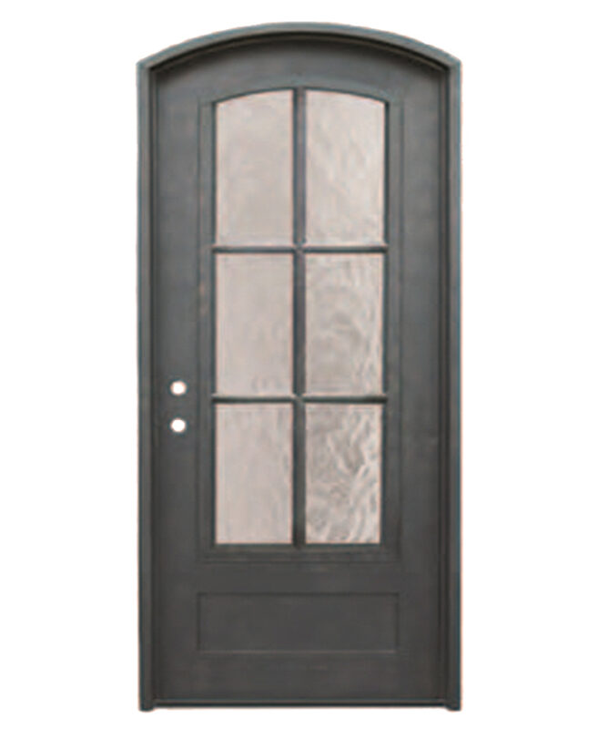 Carolina: 44″x98″ Segment 3/4 Lite Flemish Fixed Glass RH AB – Ironhaus ...